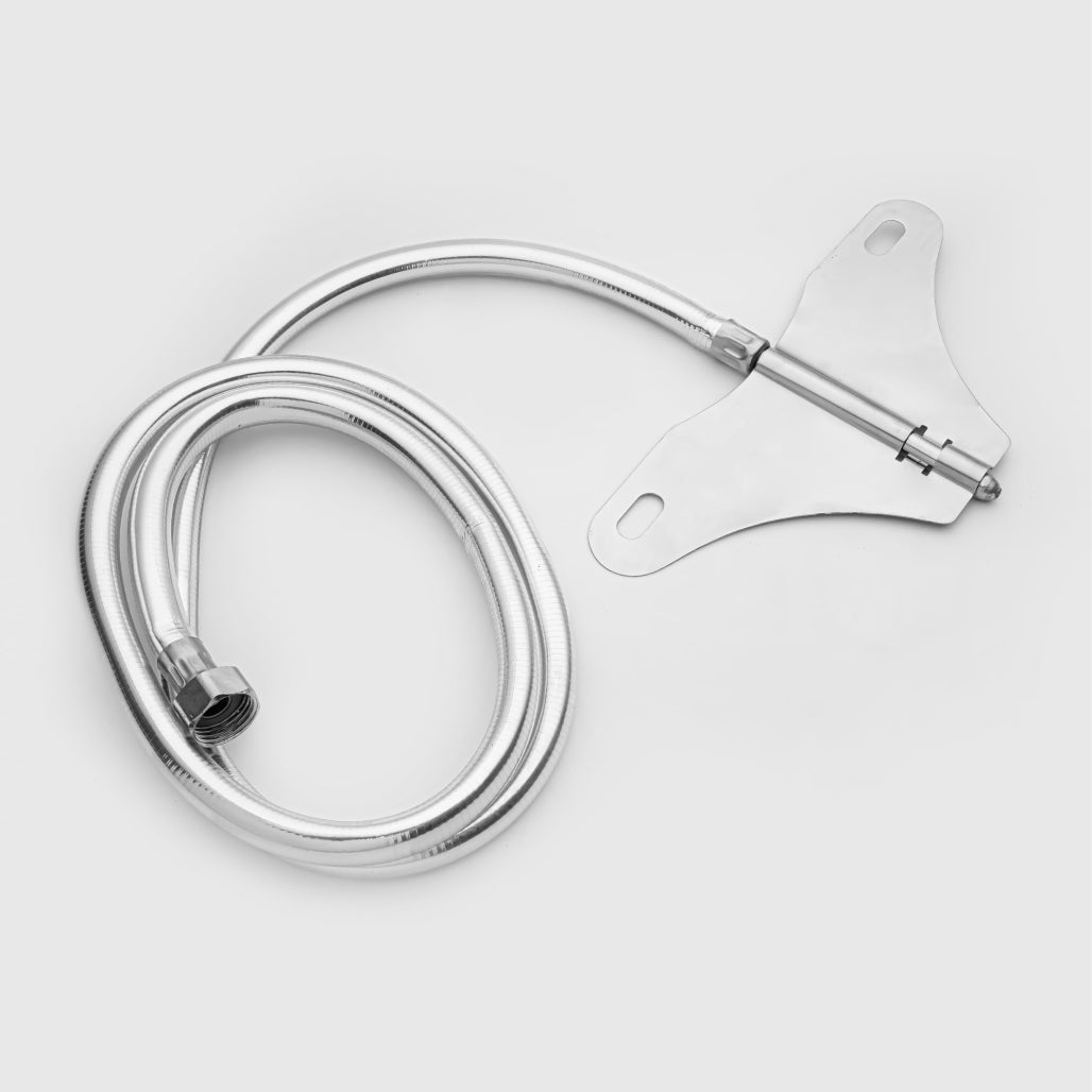 Fossa Stainless Steel Straight Jet Spray with Heavy PVC Hose Pipe 1 Me ...