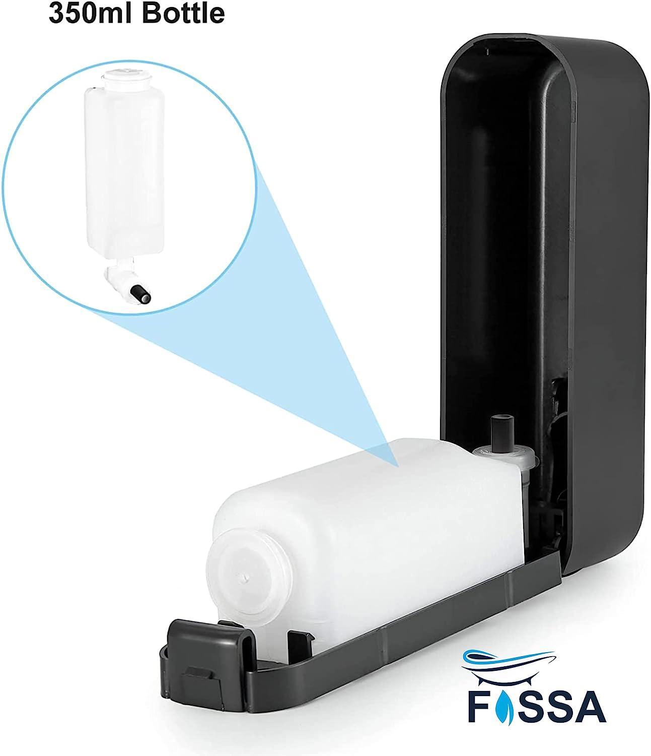 350 ml Wall Mounted Black manual Soap Dispenser – RoccaStores